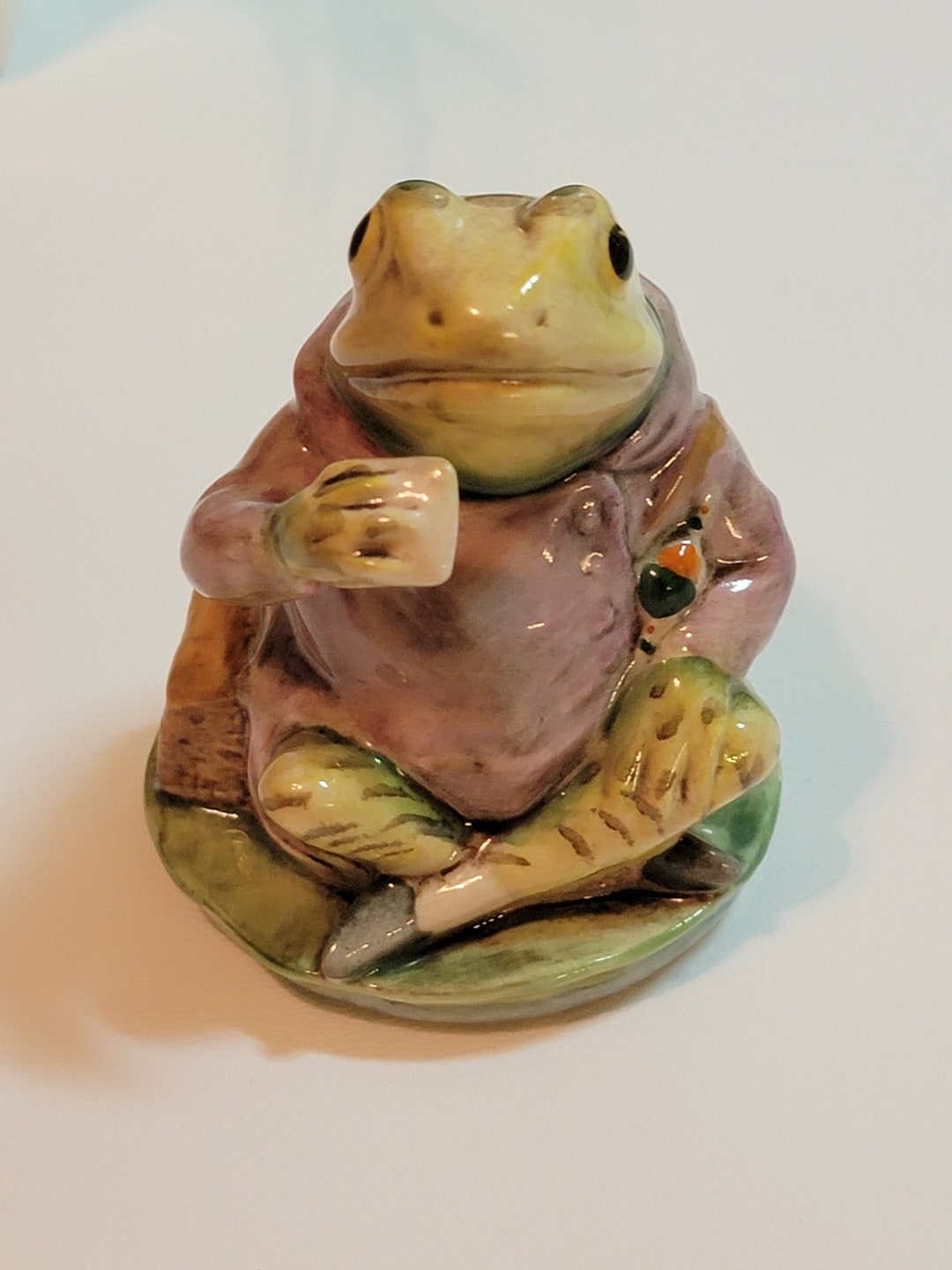 1989 Royal Albert England Jeremy Fisher Beatrix Potter Figure - Etsy