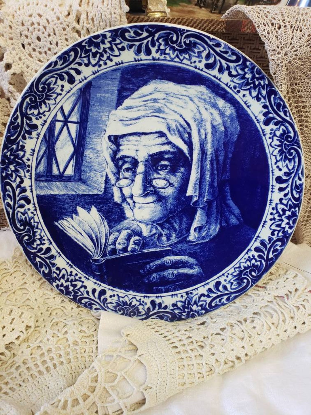 Boch Freres La Louviere Belgium Delfts Wall Charger Plate - Etsy