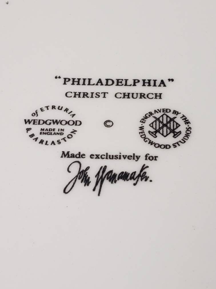 Wedgwood for John Wanamaker Philadelphia Christ Church - Etsy