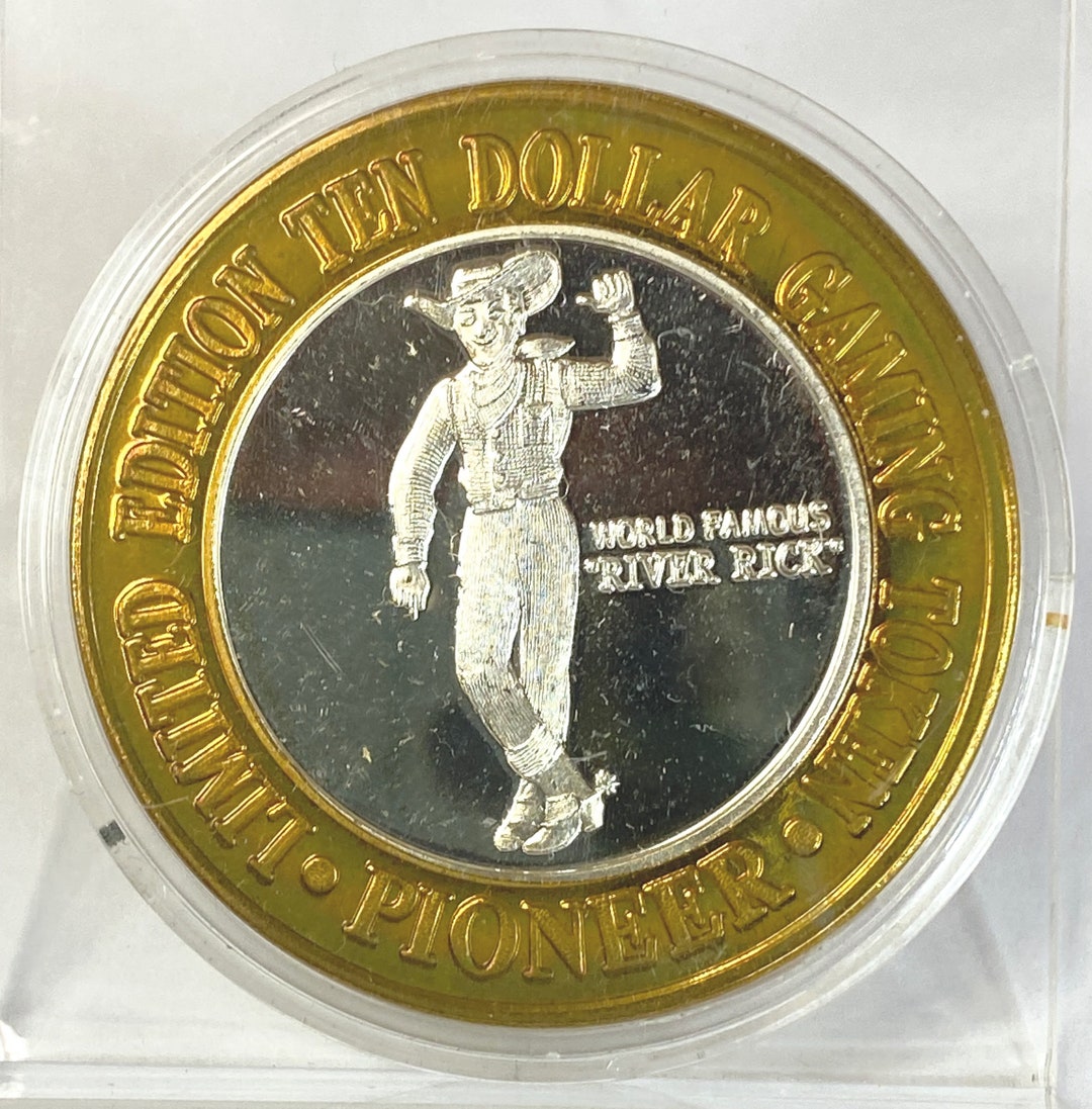 Pioneer Laughlin 10.00 Casino Token .999 Silver Ltd. Edition River Rick ...