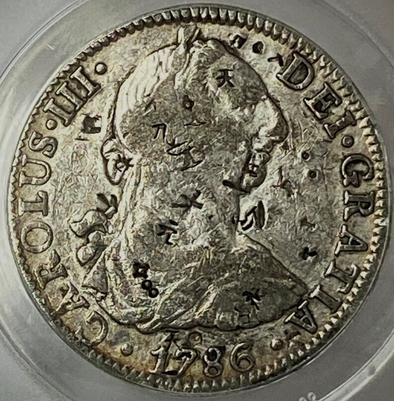 Mexico Mo, 1786 FM 8 Real ANACS VF 20 KM109 Chopmarks - Etsy