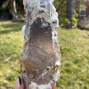 RARE: Fluorescent Quartz With Iron and Hyalite Opal From Namibia, South ...