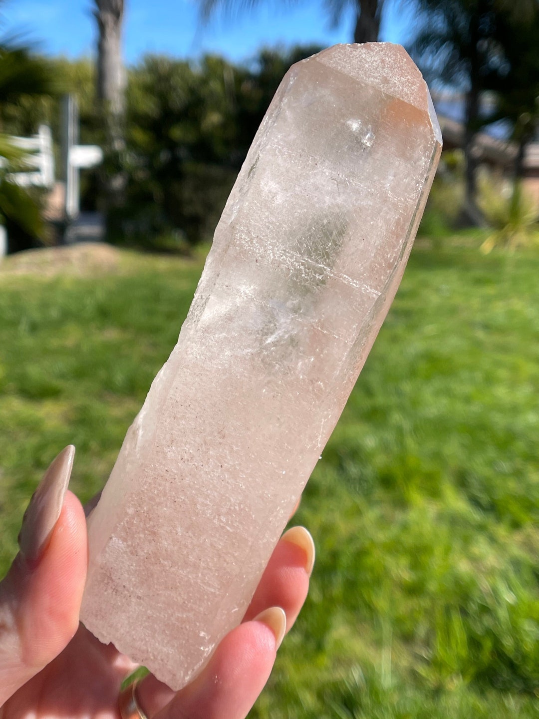 Devic Temple TRUE Pink Lemurian Seed Crystal From Bahia, Brazil ...