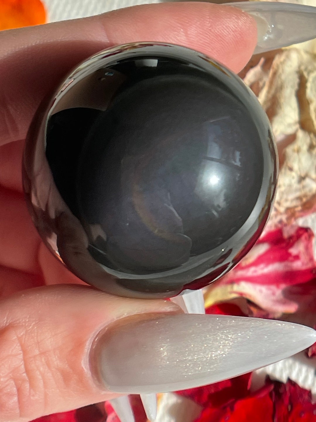 Rainbow Obsidian Sphere From Mexico, Flashy Obsidian, Top Quality ...