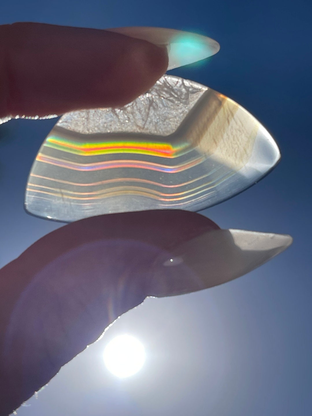 Rainbow Brite Iris Agate Slice Iris Agate Natural Crystal - Etsy