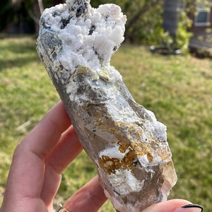 RARE: Fluorescent Quartz With Iron and Hyalite Opal From Namibia, South ...