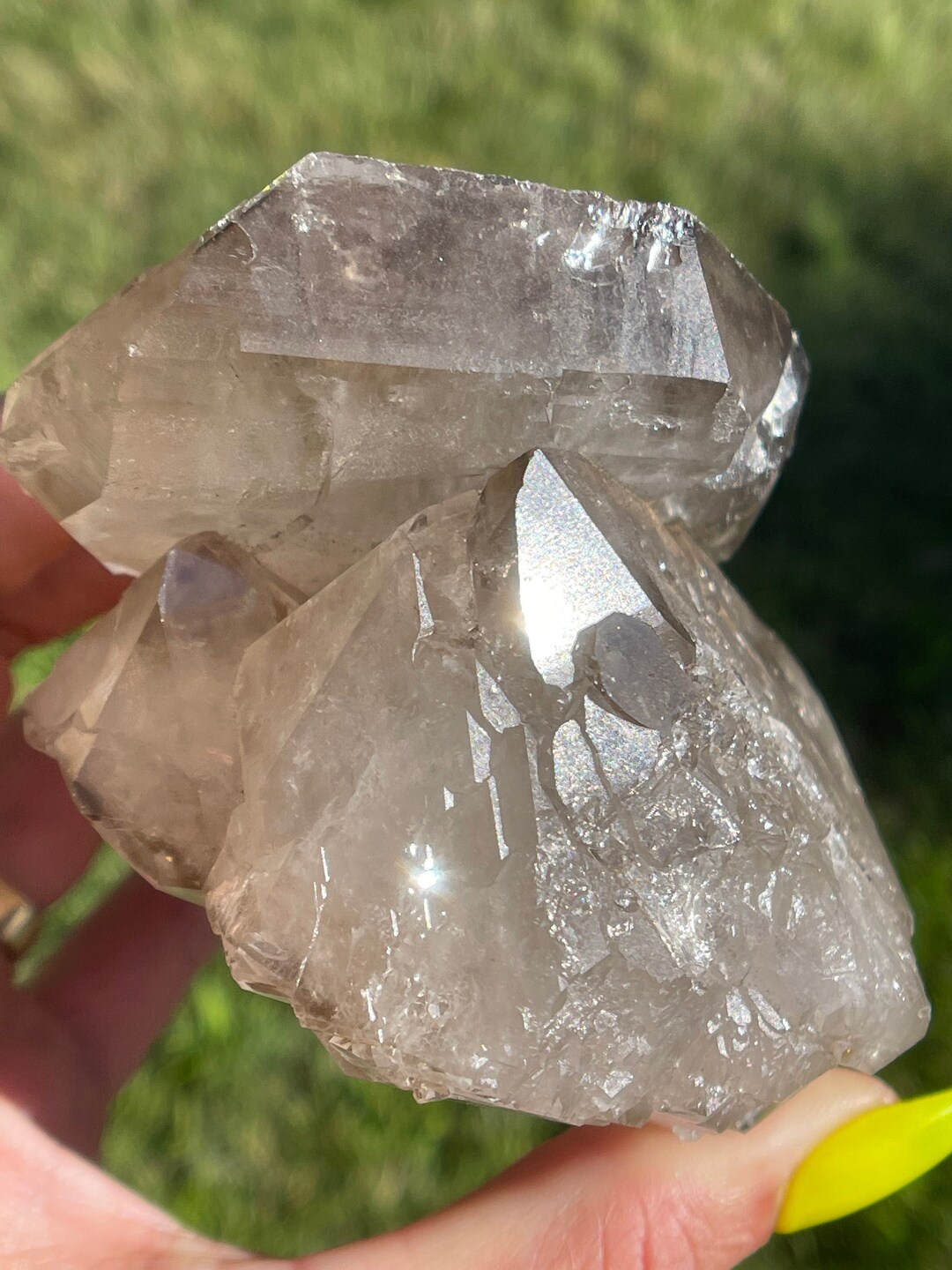 Elestial Quartz With Manifestation From Brazil: Floater, Record Keeper ...