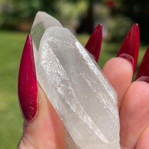 Mother & Child Clear Lemurian Seed Crystal From Serra Do Cabral, Brazil ...