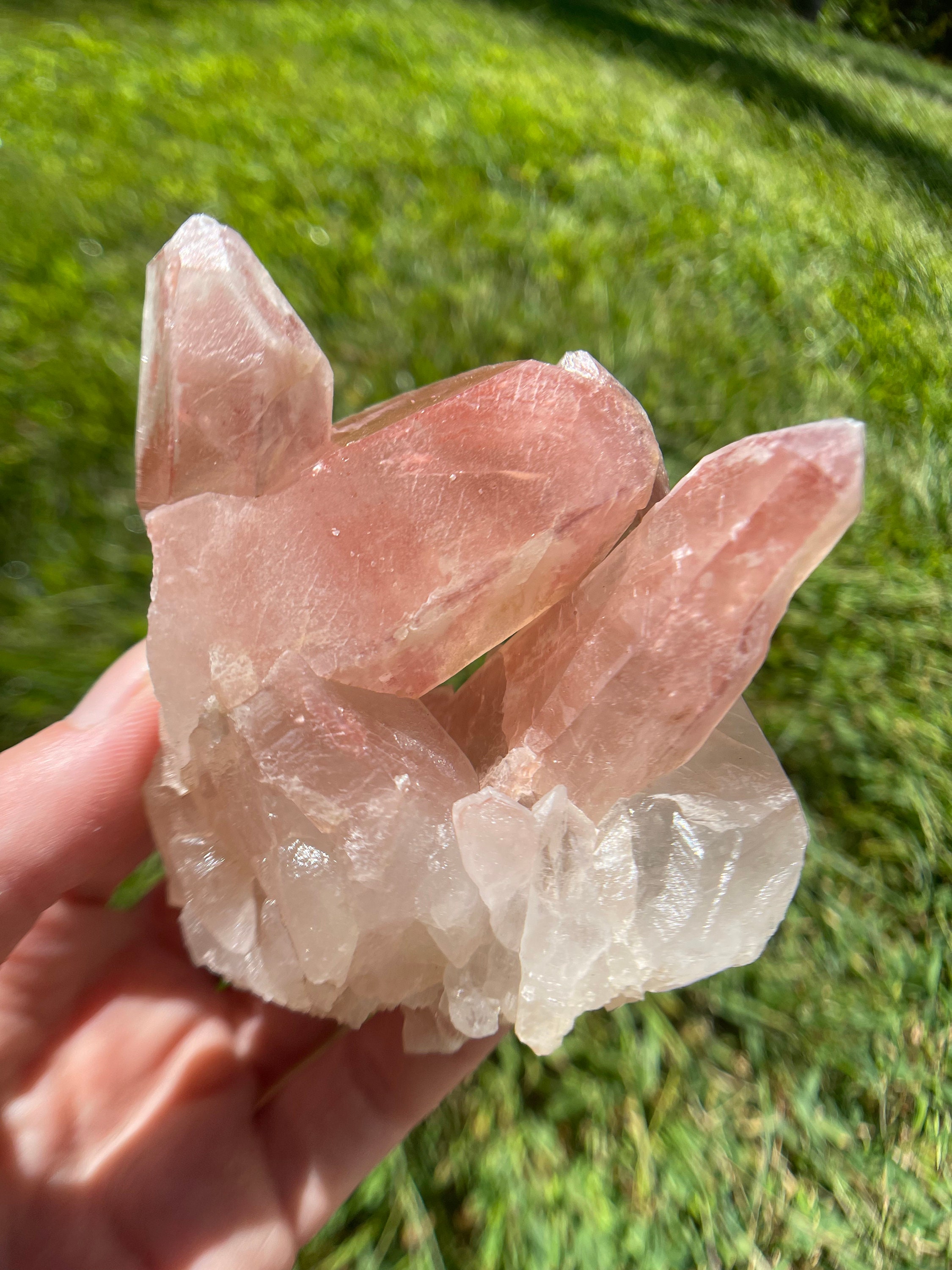 Scarlet Temple Lemurian Cluster From Diamantina Brazil Red - Etsy