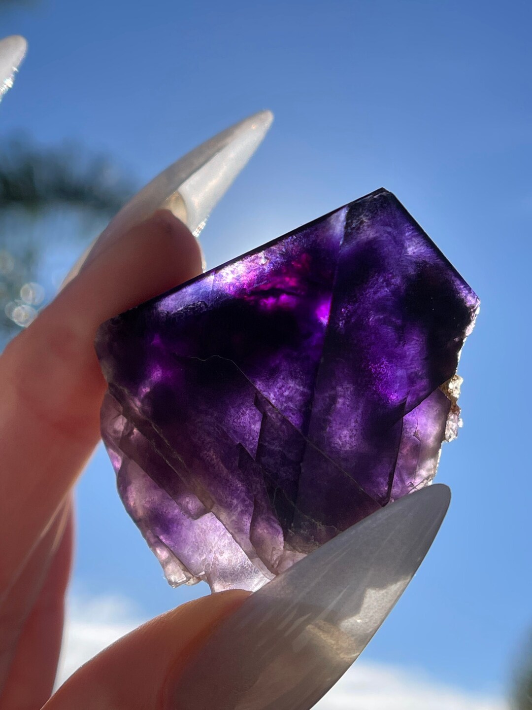 RARE: Color Change Fluorite From Inner Mongolia, Rare Fluorite, Raw ...