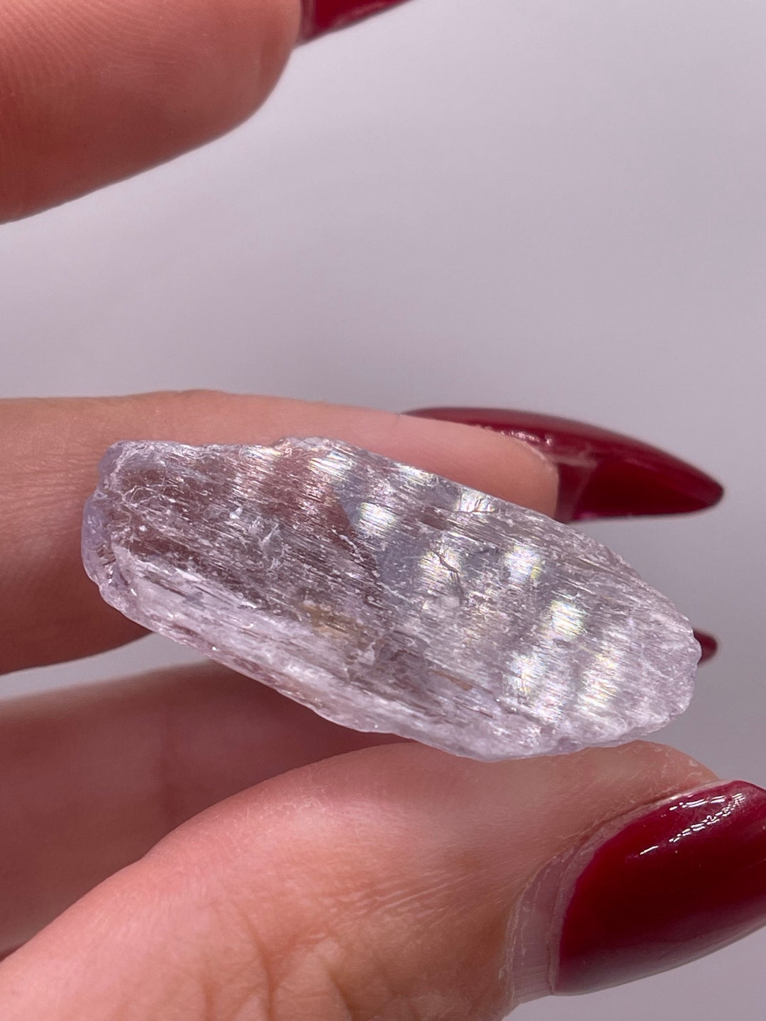 Rare LILAC Kunzite, Etched Kunzite, Un-heated Kunzite, Purple Kunzite ...
