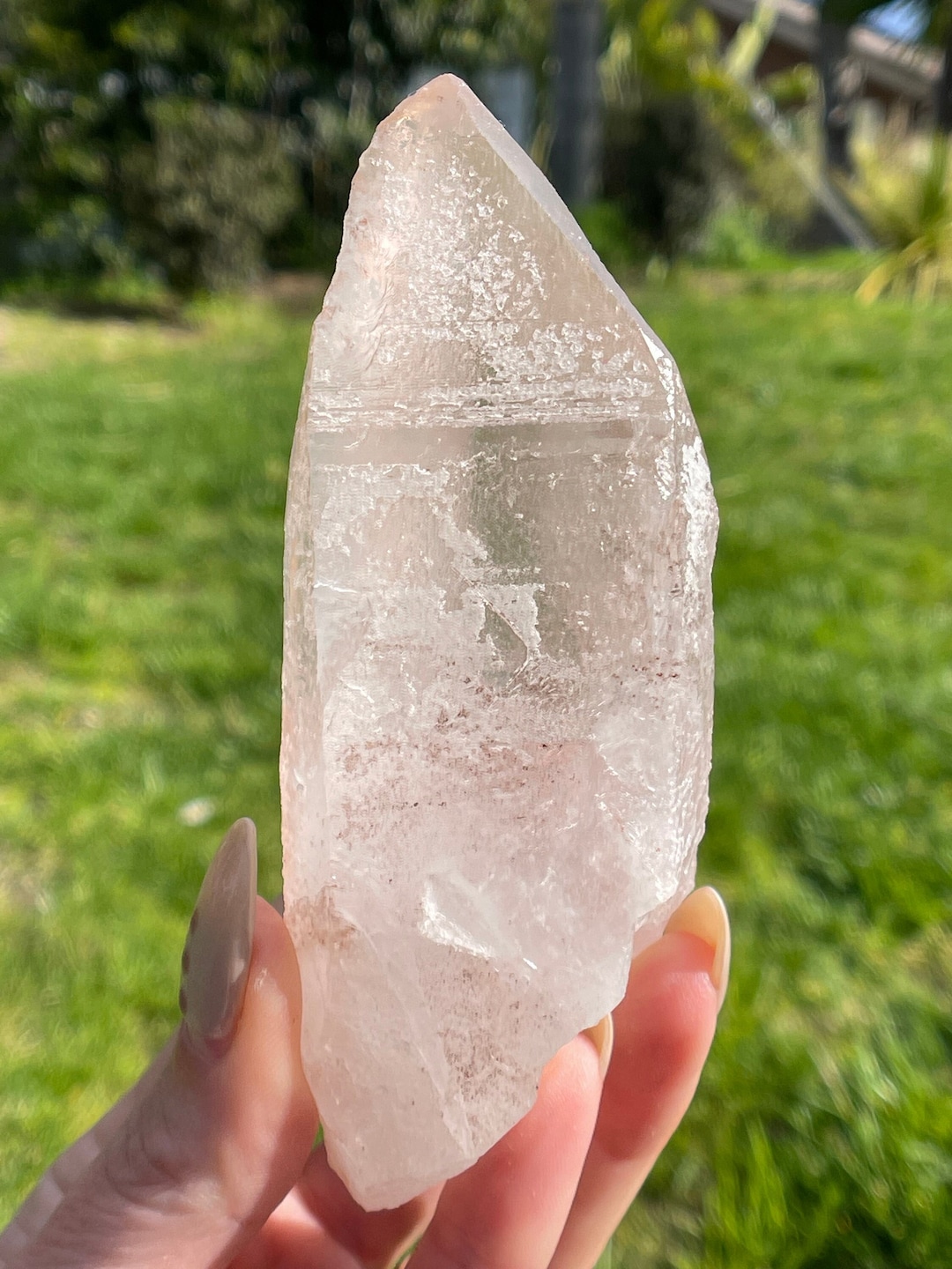 Laser TRUE Pink Lemurian Seed Crystal From Bahia, Brazil, Authentic ...