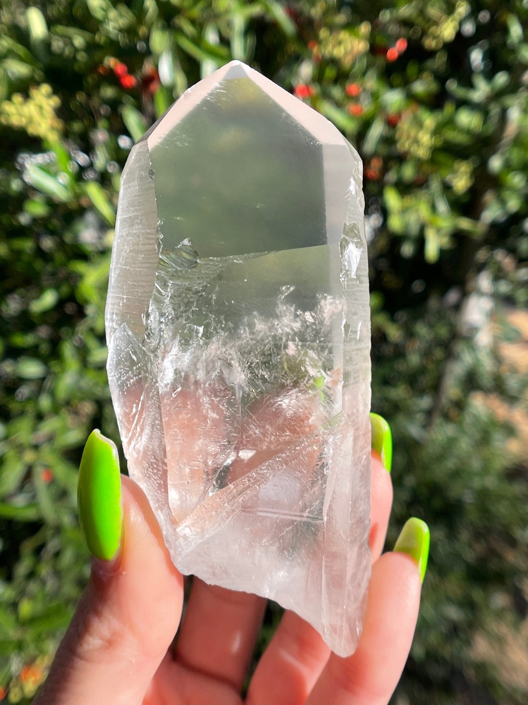Channeler Clear Lemurian Seed Crystal From Minas Gerais - Etsy
