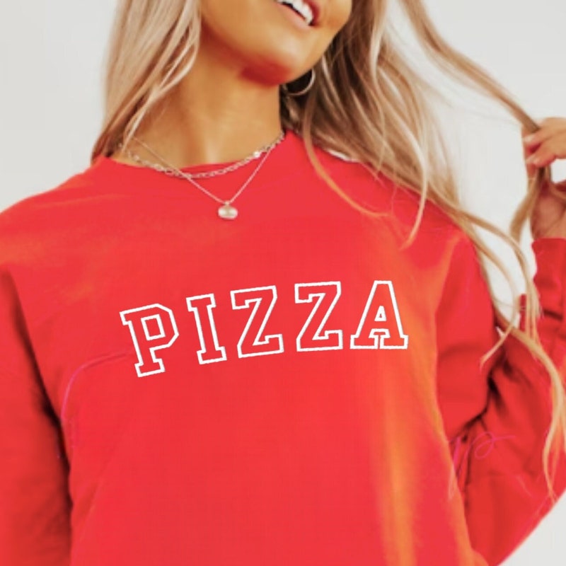 Pizza Sweatshirt - Etsy