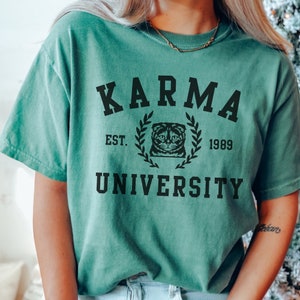 Karma Comfort Colors Shirt, Karma Cat Shirt, Karma University ...