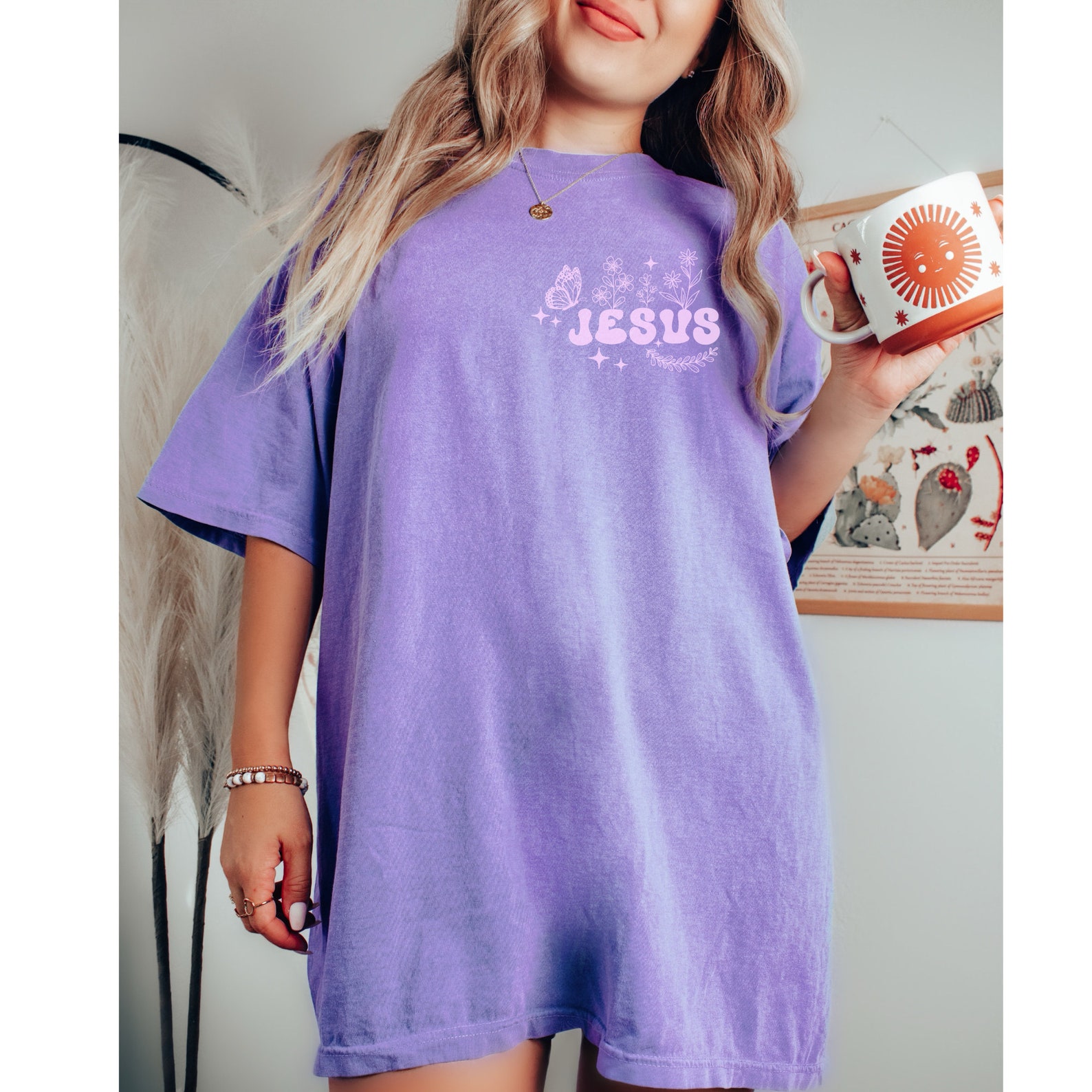 Comfort Colors Christian Purple Shirt, Violet Jesus Shirt, Love Like ...