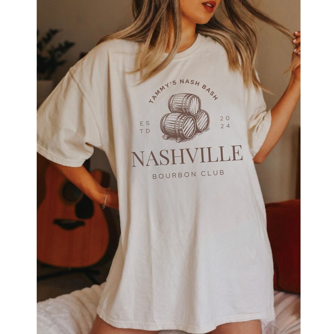 Custom Nashville Bachelorette Shirt, Bourbon Bachelorette, Bach Social ...