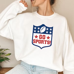Go Sports Sweatshirt, IDC Football Sweatshirt, Tailgate Football Outfit ...