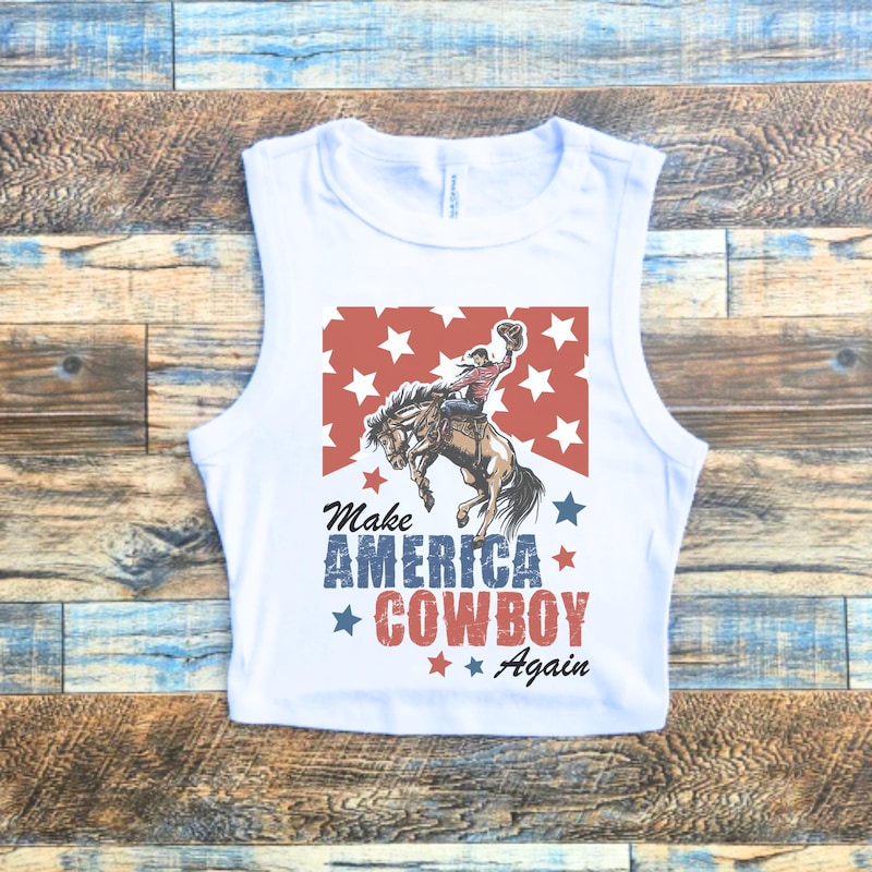 Cowboy Tank Top - Etsy