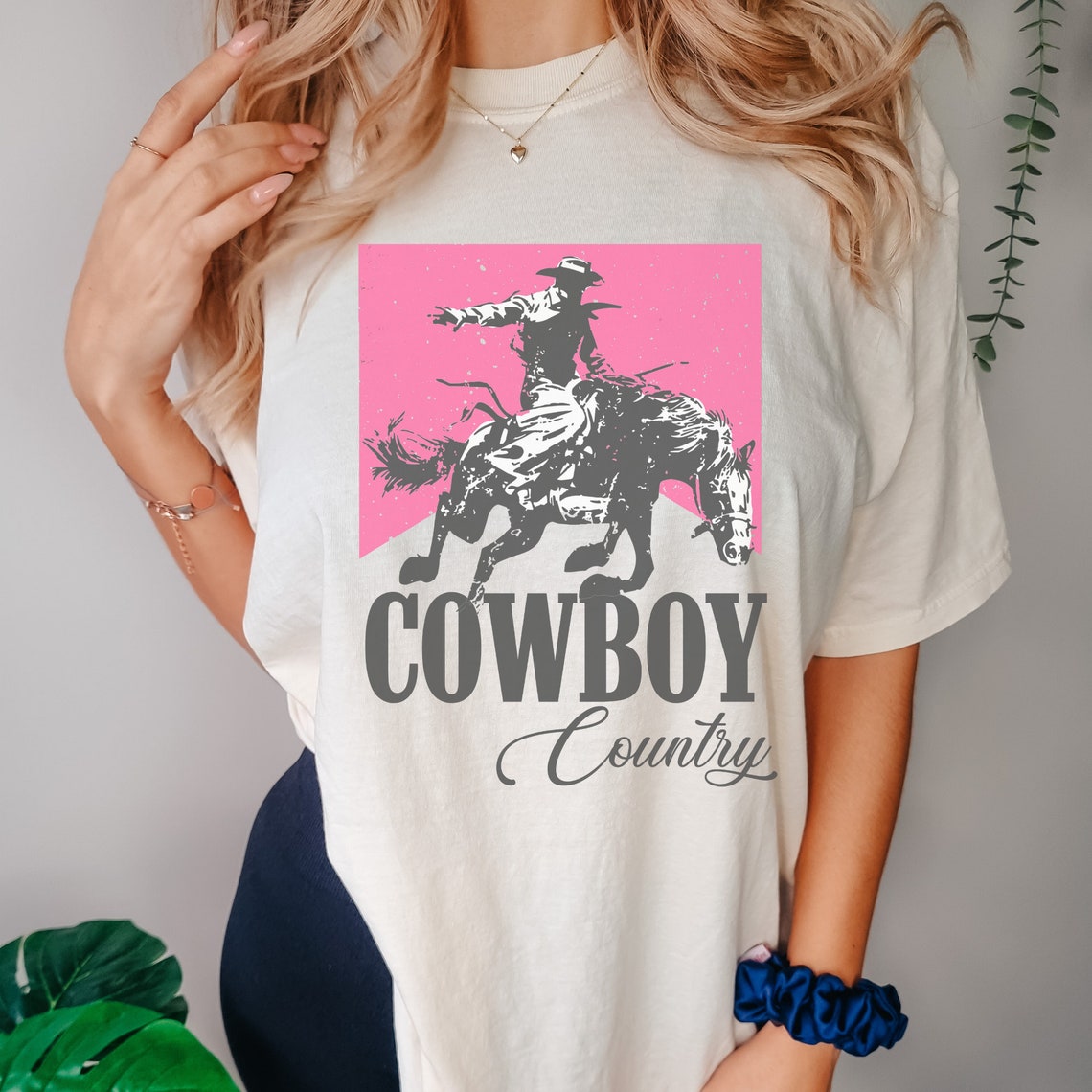 Pink Cowboy Country Shirt, Oversized Western Aesthetic, Pink Western ...