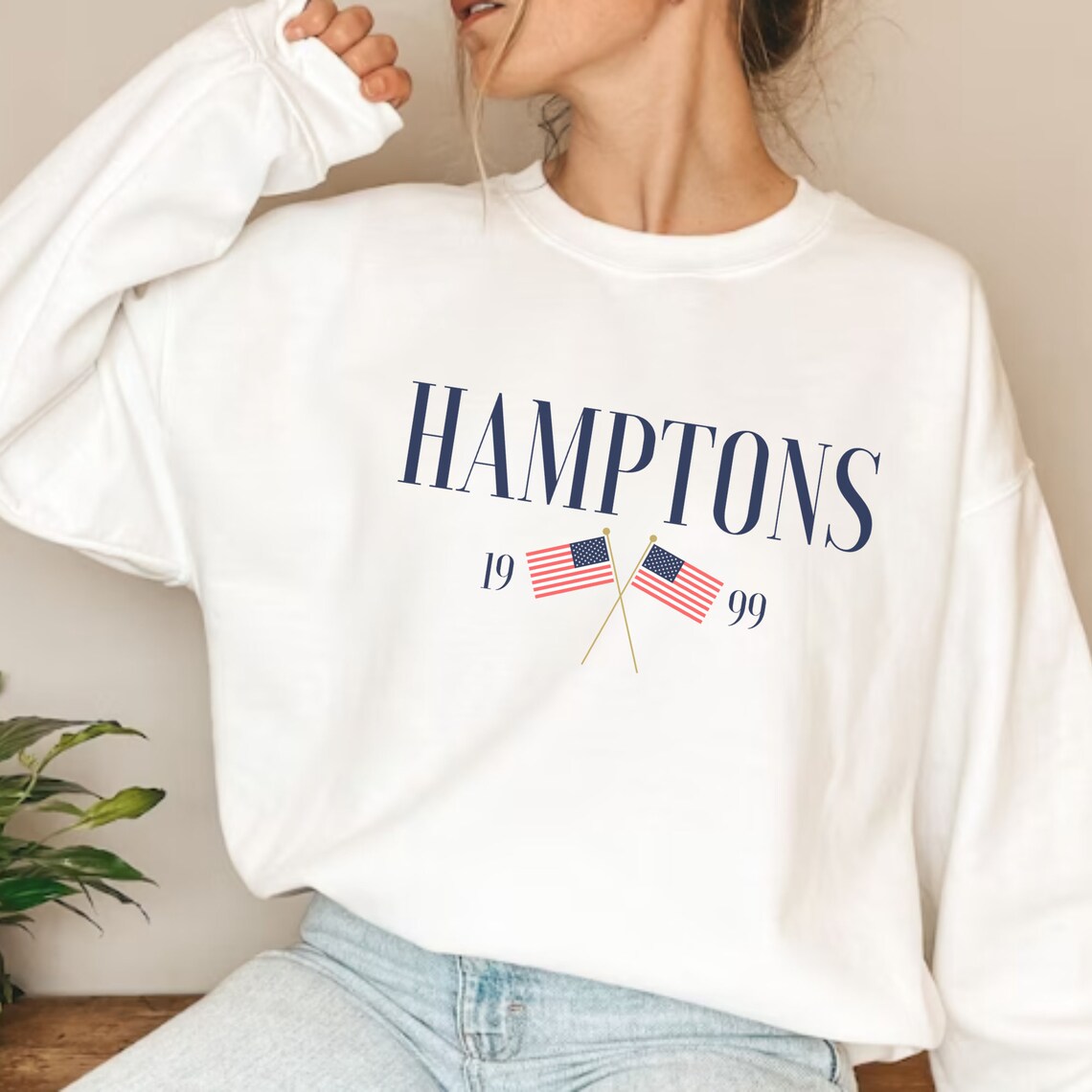 Hamptons Crewneck, Hamptons New York Sweatshirt, Trendy Hamptons ...
