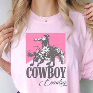 Pink Cowboy Country Shirt, Oversized Western Aesthetic, Pink Western ...
