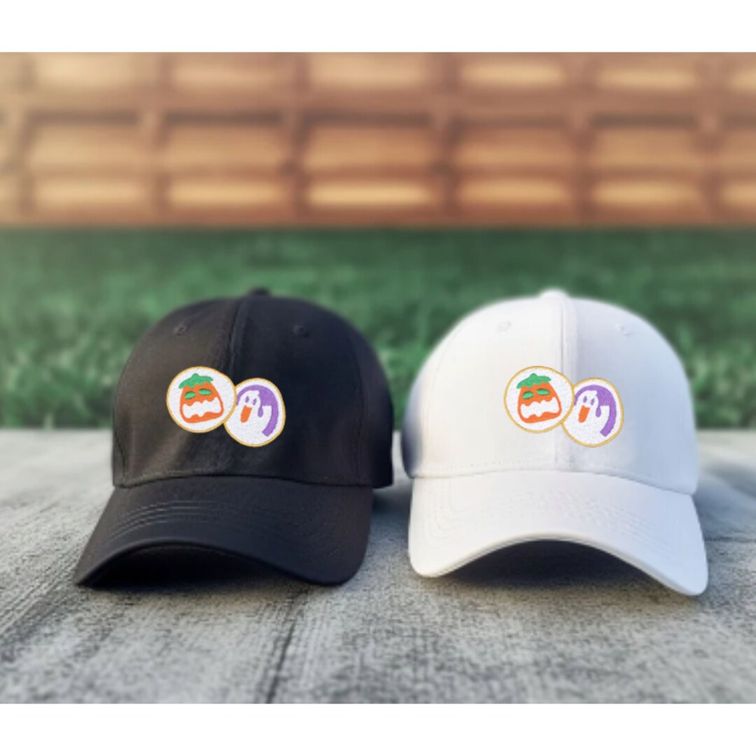 Embroidered Halloween Cookie Hat, Embroidered Halloween Baseball Hat ...