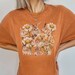 Floral Rabbit Shirt Year of the Rabbit Vintage Rabbit - Etsy