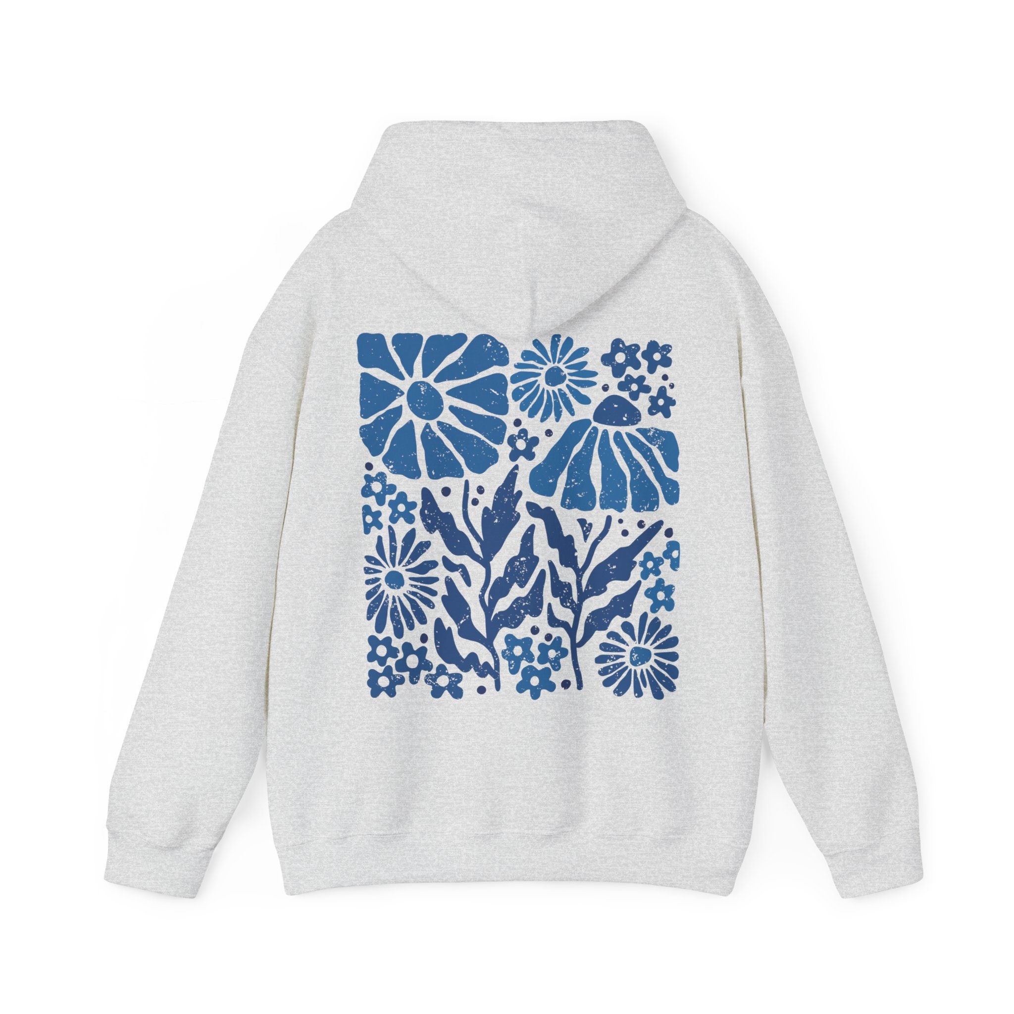 Pressed Flowers Hoodie, Oversized Wildflowers Hoodie, Flower Market ...