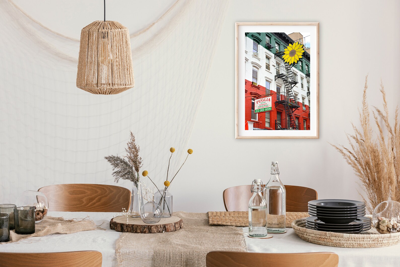 Little Italy Print, New York Photography, Puglia Restaurant, Italian ...