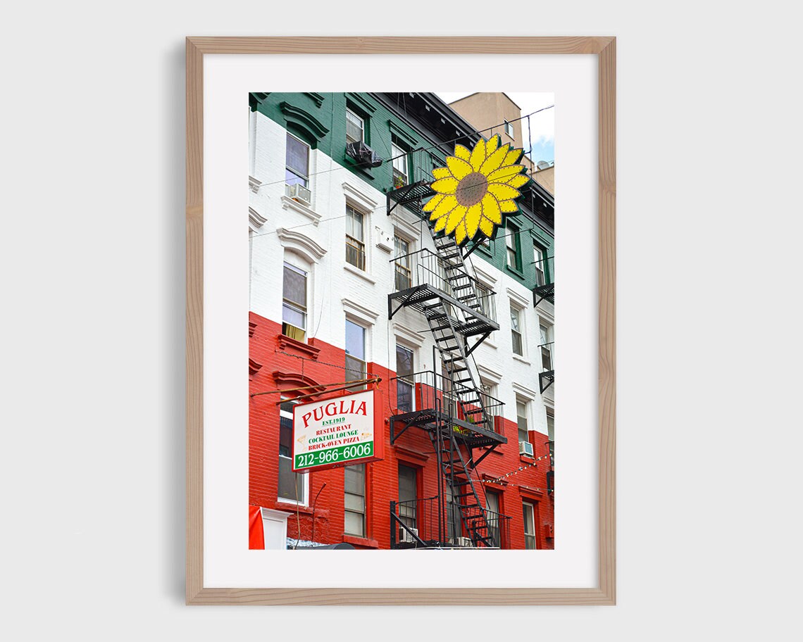 Little Italy Print, New York Photography, Puglia Restaurant, Italian ...