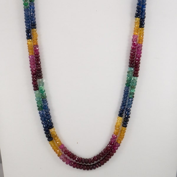 Multi Strand Beaded Necklace - Etsy