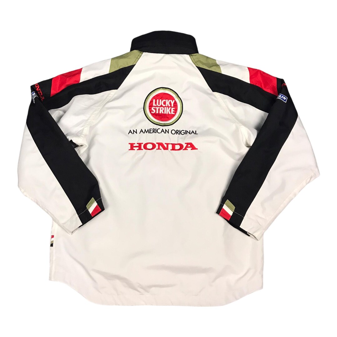 Honda X Lucky Strike Zipper Jacket Motor Sport Jacket Racing Jacket - Etsy