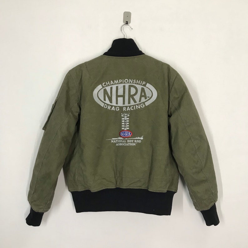 Vintage Champion NHRA Drak Racing Bomber Jacket - Etsy
