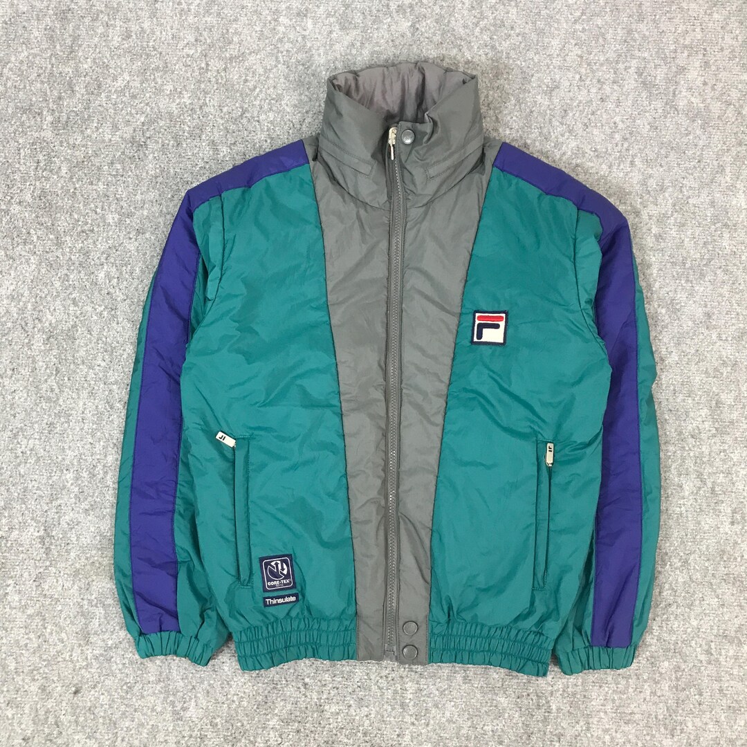 Vintage Fila Winter Design Style Reversible Jacket - Etsy