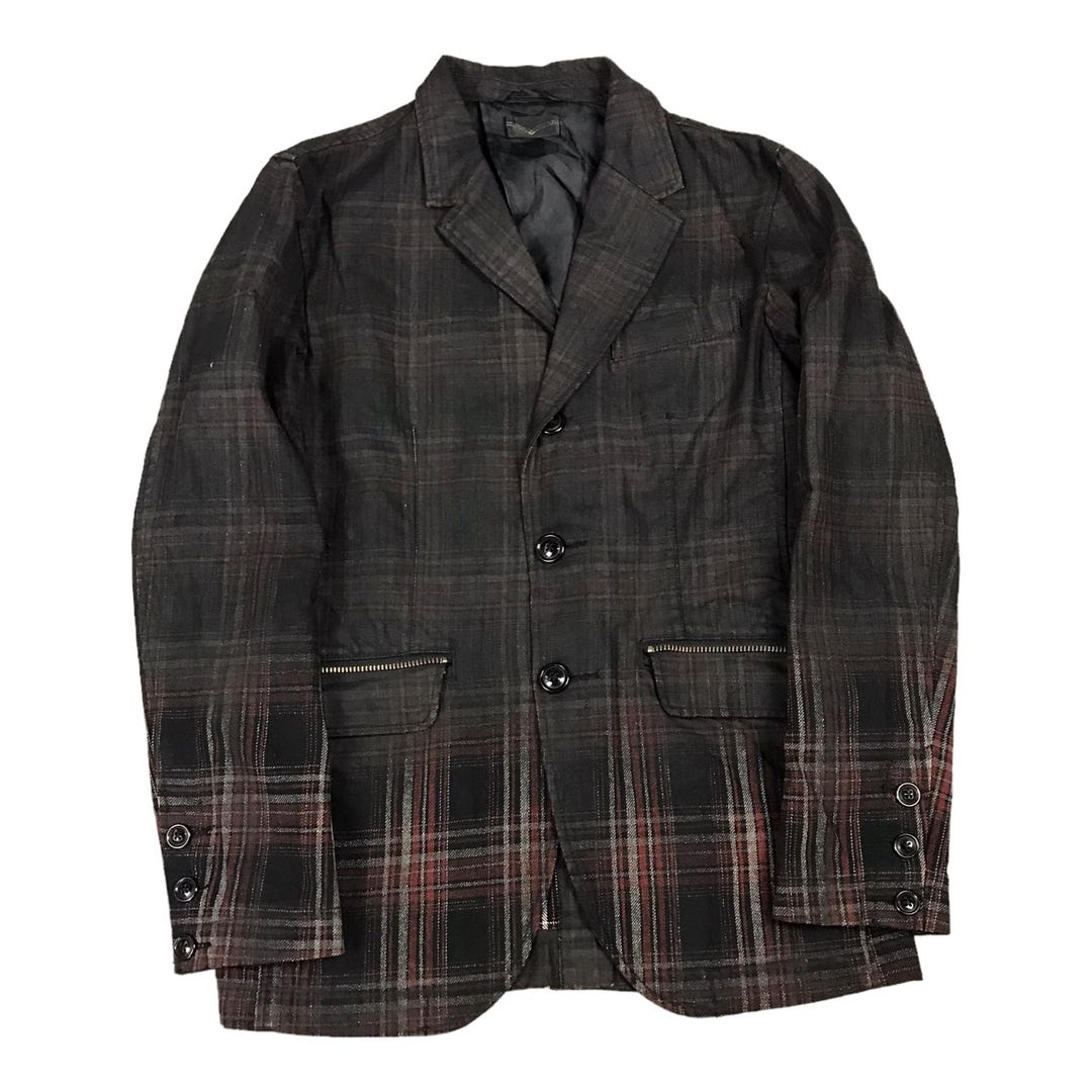 Vintage Levi’s Flannal Cotton Design Spray Coat Jacet Punk Style Zipper ...