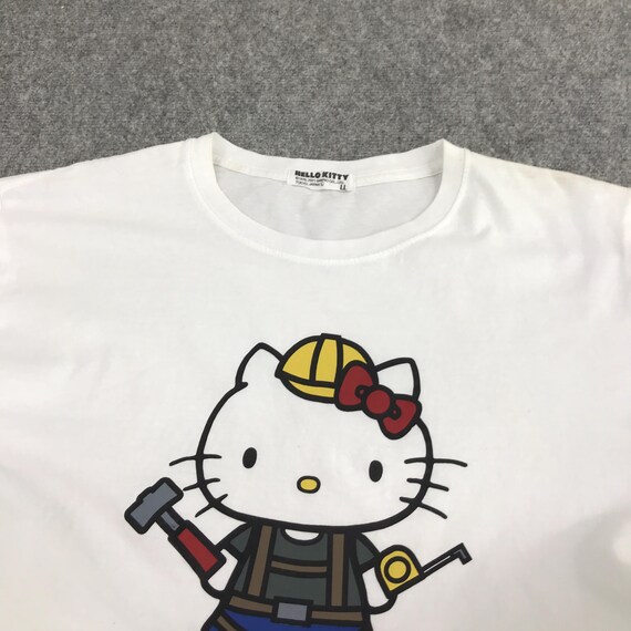 Vintage hello kitty Cartoon Japan big design tshirts - Gem