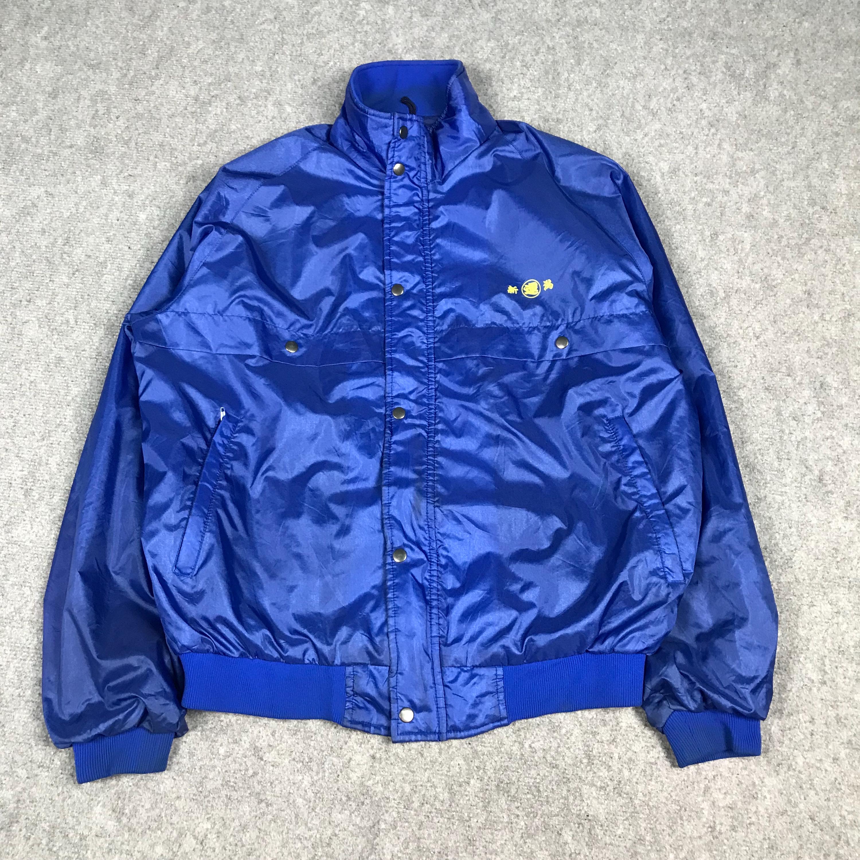 Vintage Niigata Transport Work Uniform Japan Jacket Blue Bomber Jacket ...