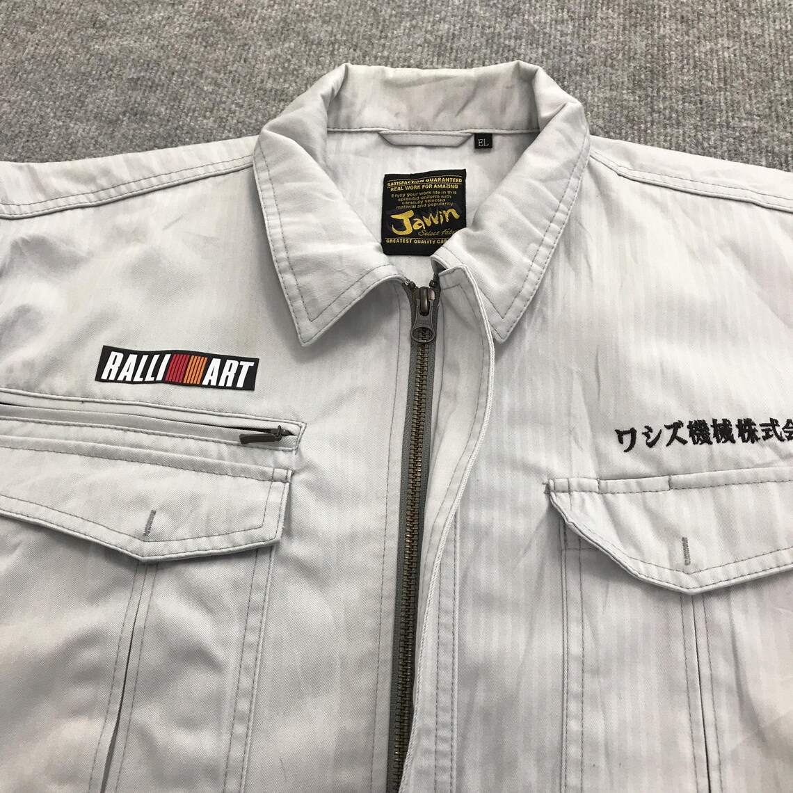 Mitsubishi Ralliart Racing Work Uniform Custom Art Jacket up Vintage ...