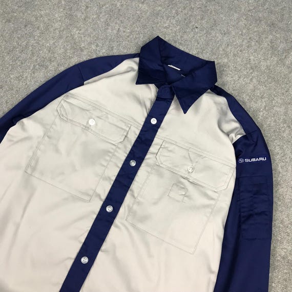 Vintage Subaru Racing work uniform button up shirt ja… - Gem