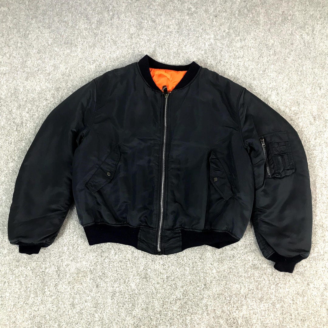 Vintage Military Flyer's Man Intermediate Ma-1 Bomber Jacket - Etsy
