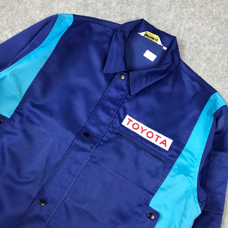 Vintage Toyota Uniform Japan Work Custom Toyota Racing Jacket Free ...
