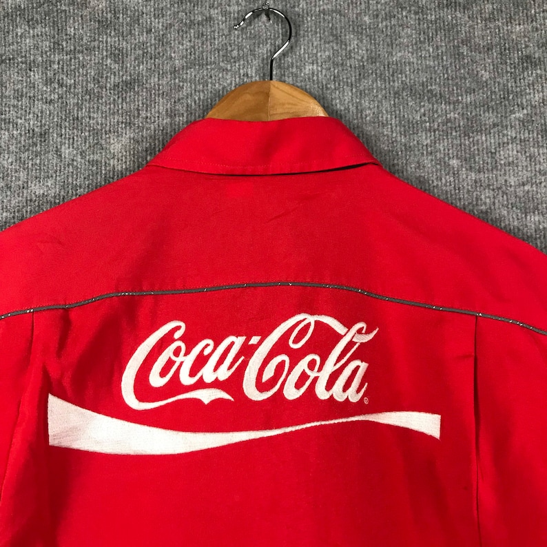 Vintage Coca Cola Uniform Japaners Work Button up Shirt Tshirt - Etsy