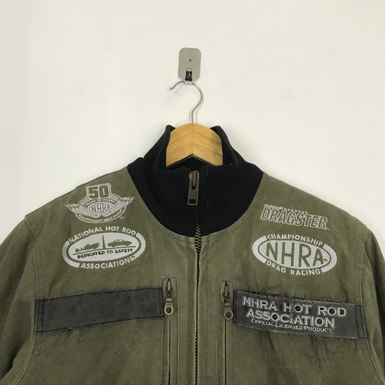 Vintage Champion NHRA Drak Racing Bomber Jacket - Etsy