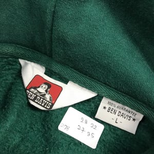 Vintage Ben Devis Simple Logo Green Hoodies Sweatshirt Jacket - Etsy