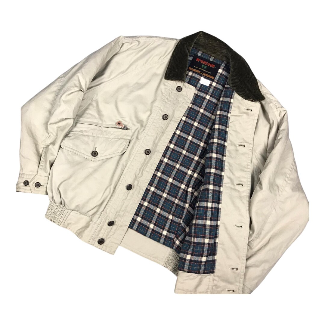 Vintage Mcgregor Button Bomber Jacket - Etsy