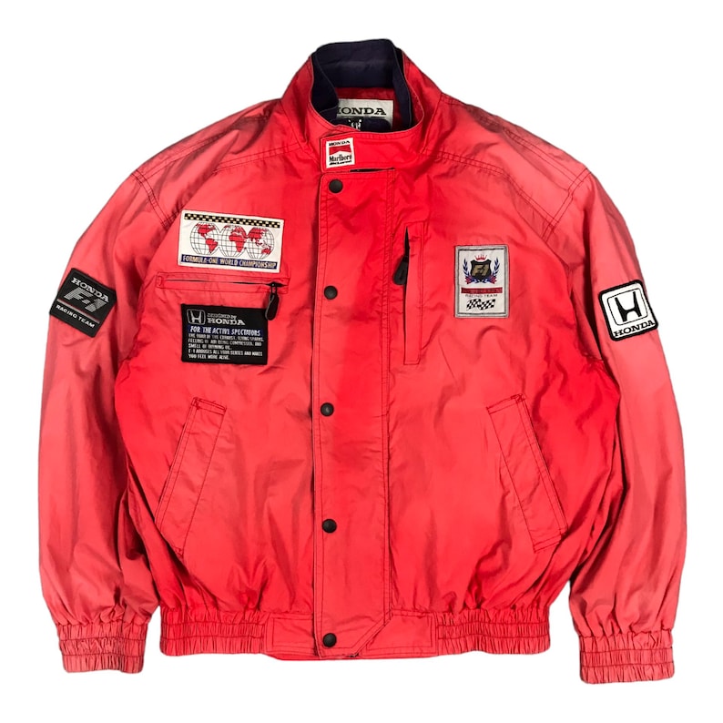 Vintage Honda Farmula 1 Racing Team Jacket Sun Faded Jacket - Etsy