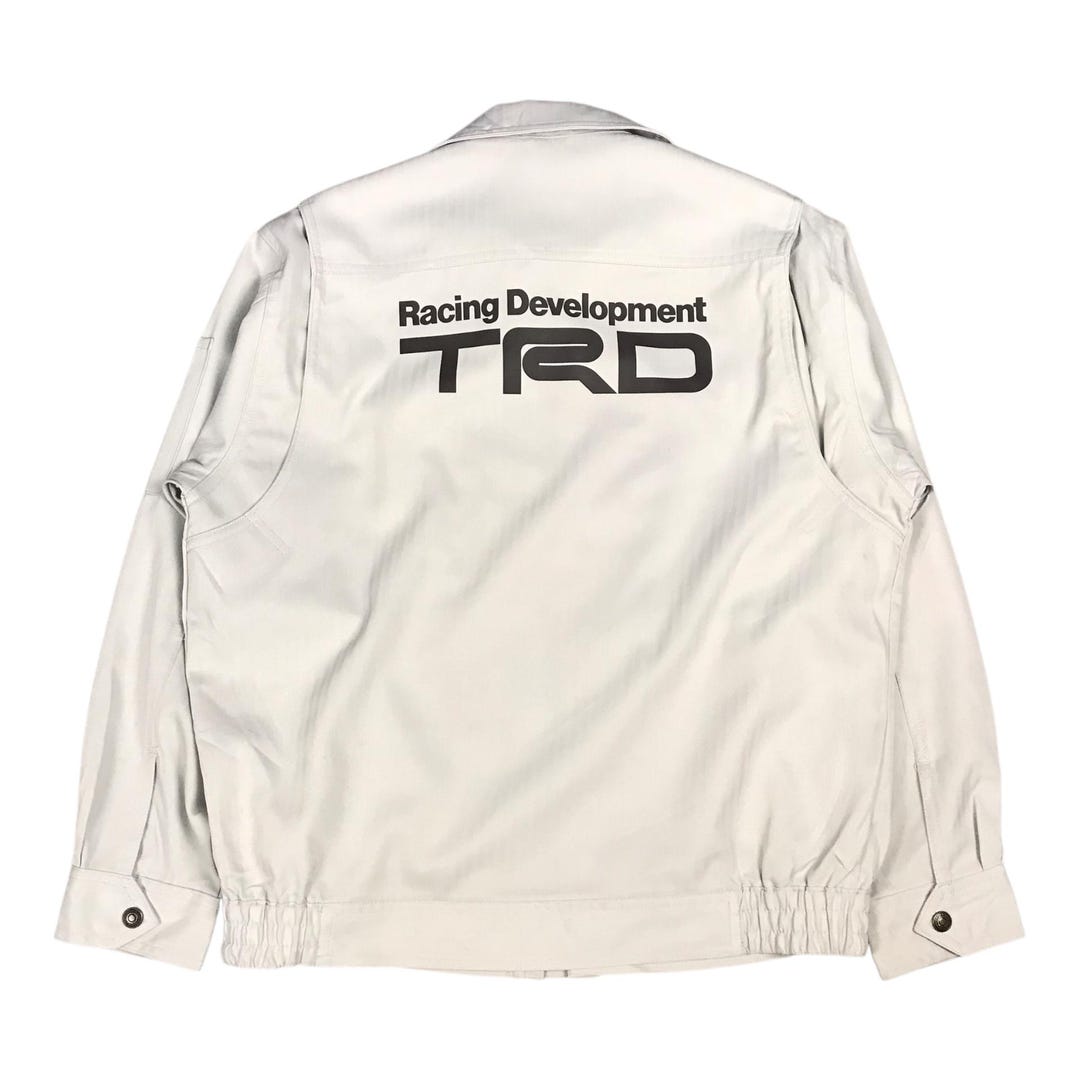 Vintage Work Uniform Custom Racing Trd Toyota Jacket Japanese Work ...