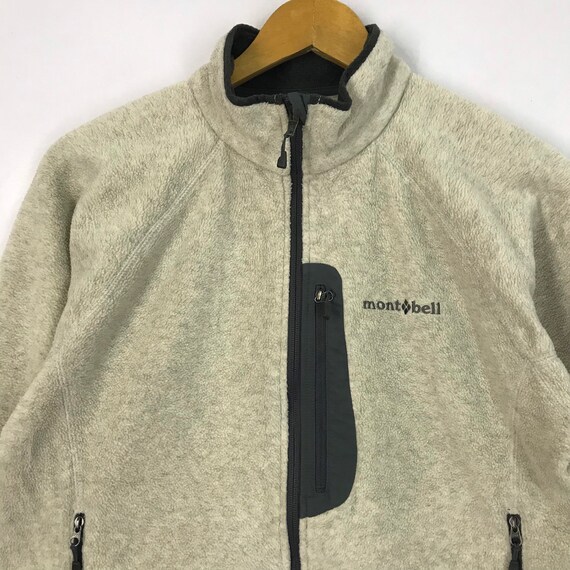 Vintage Montbell fleece zip up outdoor Jacket - Gem