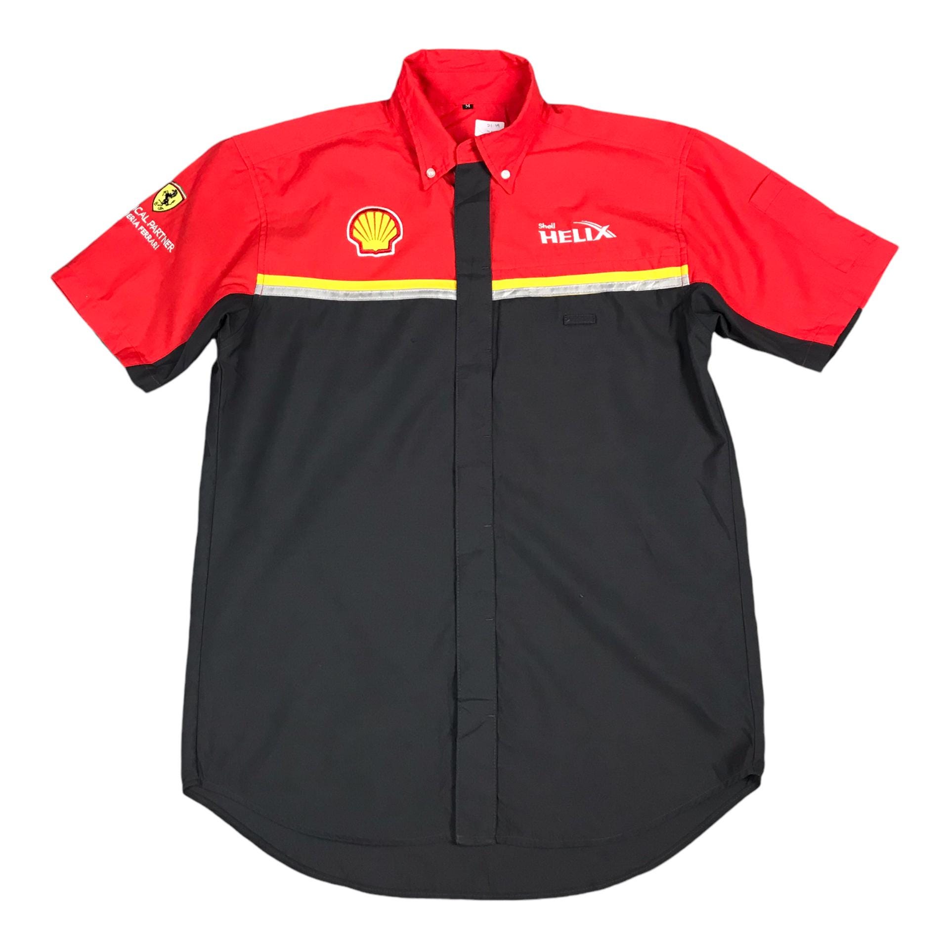 Vintage Shell Helix Oil Brand Racing Style Button up Shirt Japan ...